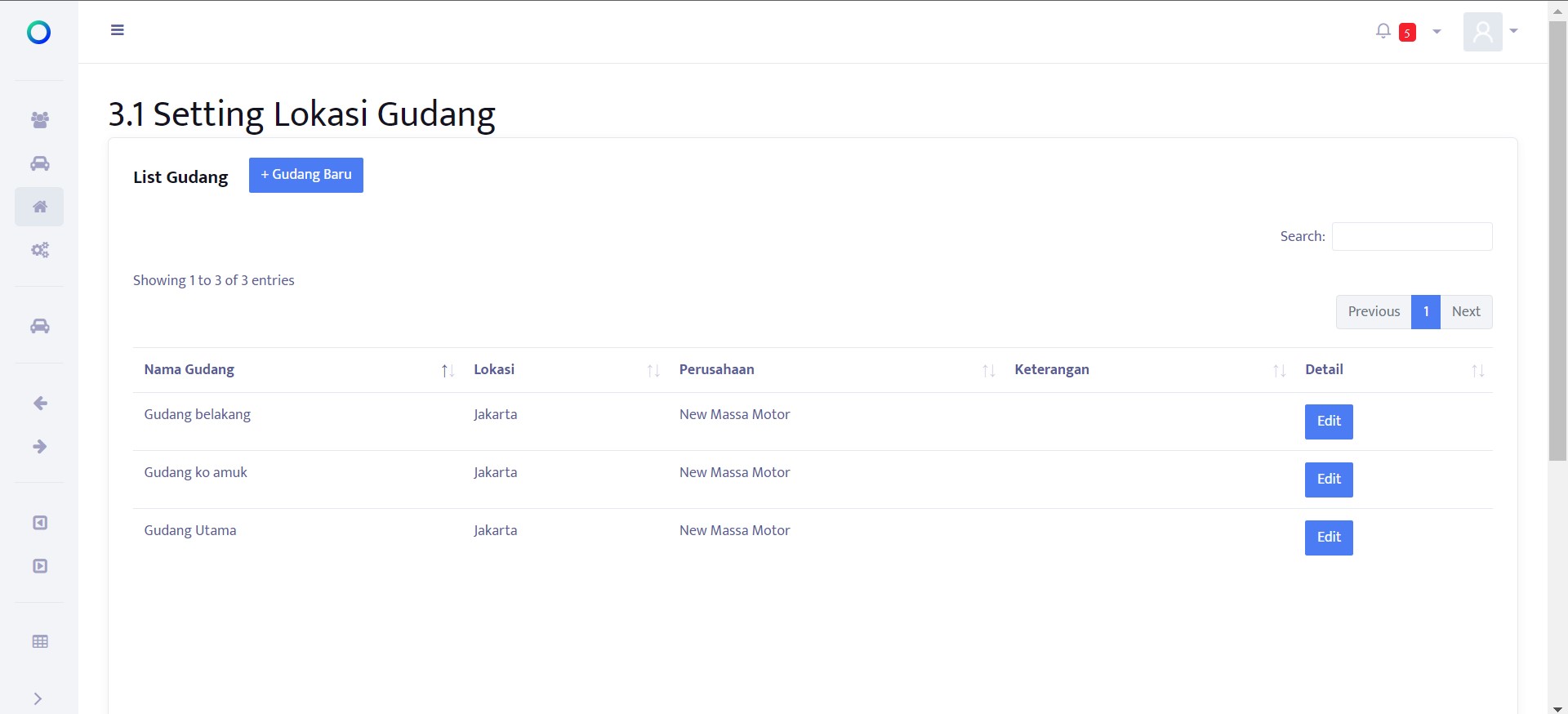 Warehouse Management System